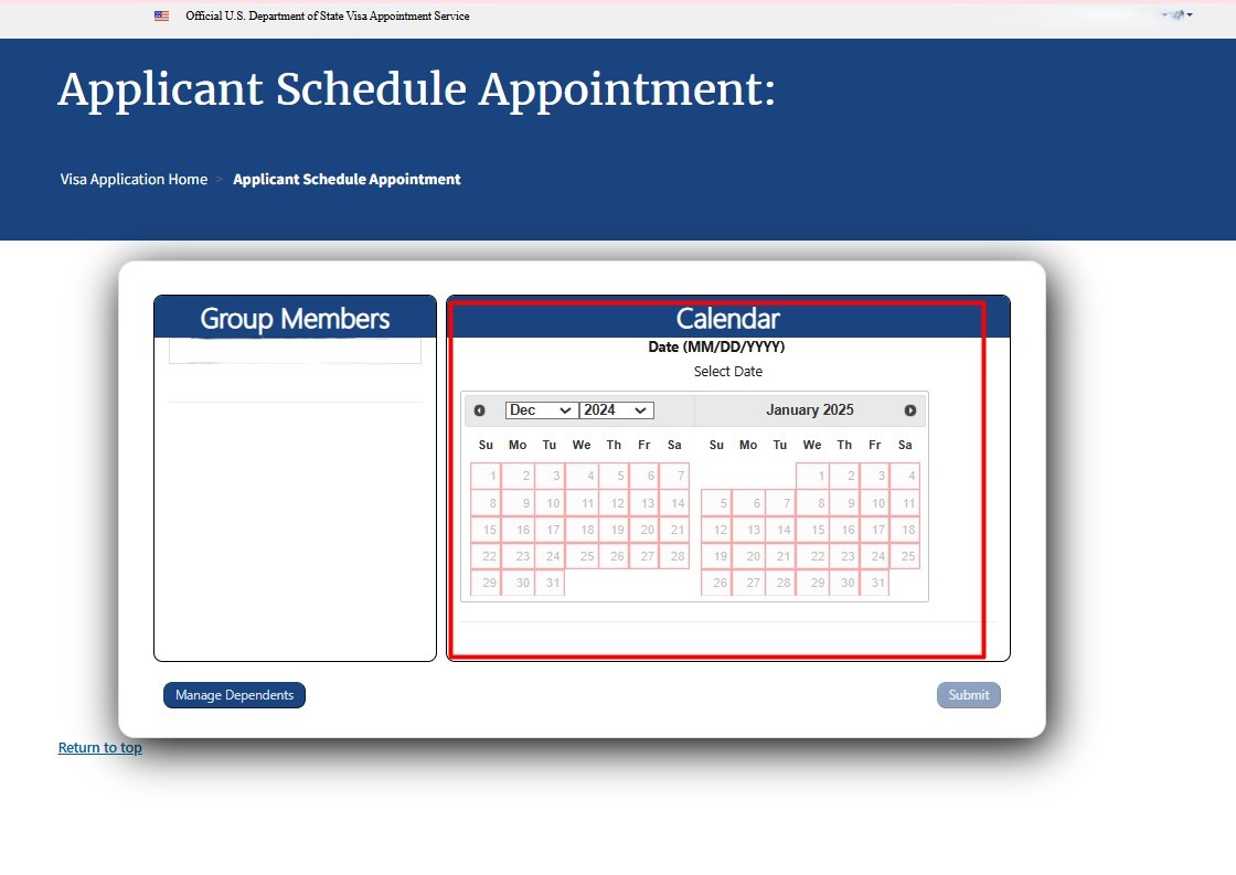 Steps on how to schedule your appointment (Embassy A - New Interface) – GovAssist