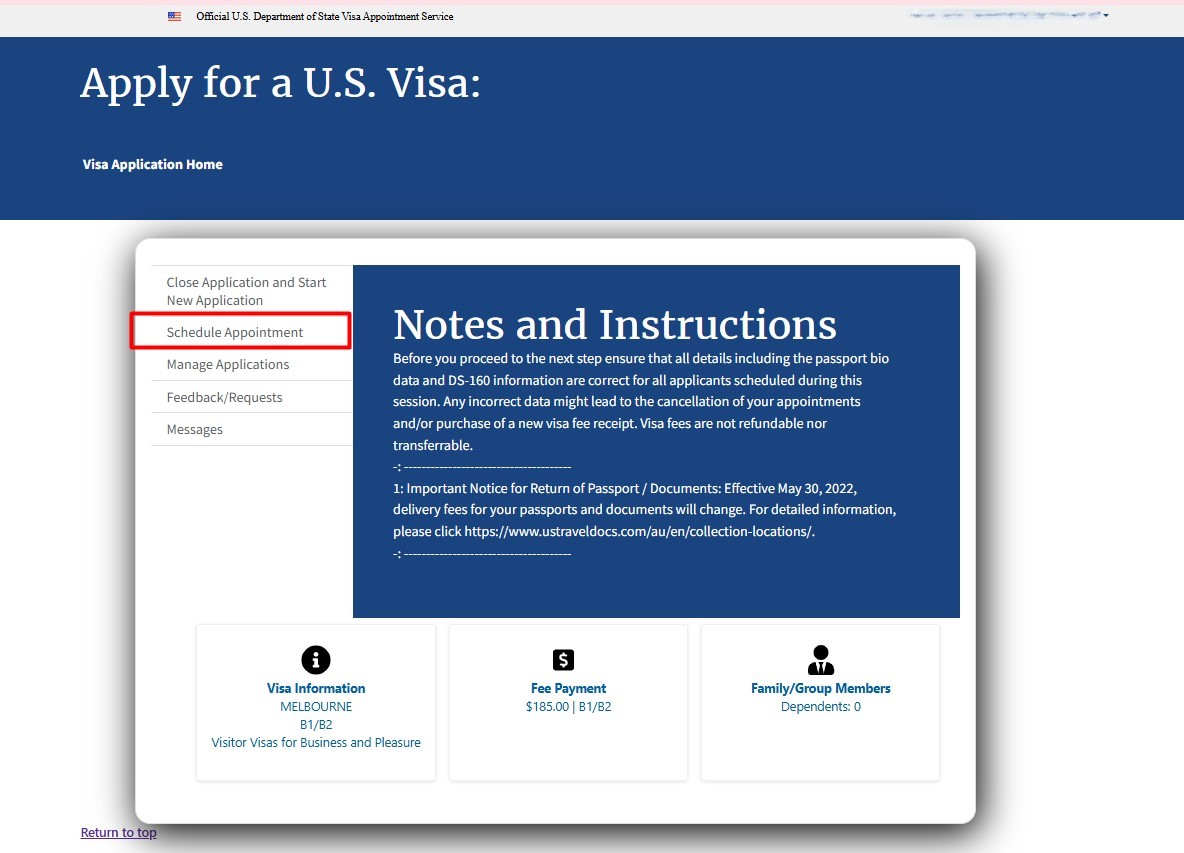 Steps on how to schedule your appointment (Embassy A - New Interface ...